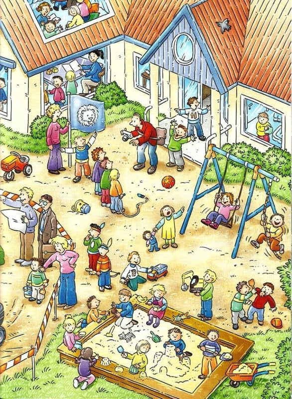 Jigsaw Puzzle for Adults, Children's Playground Challenging Educational ...