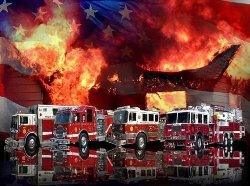 Jigsaw Puzzle for Adults, Fire Engines Paint with Challenging ...