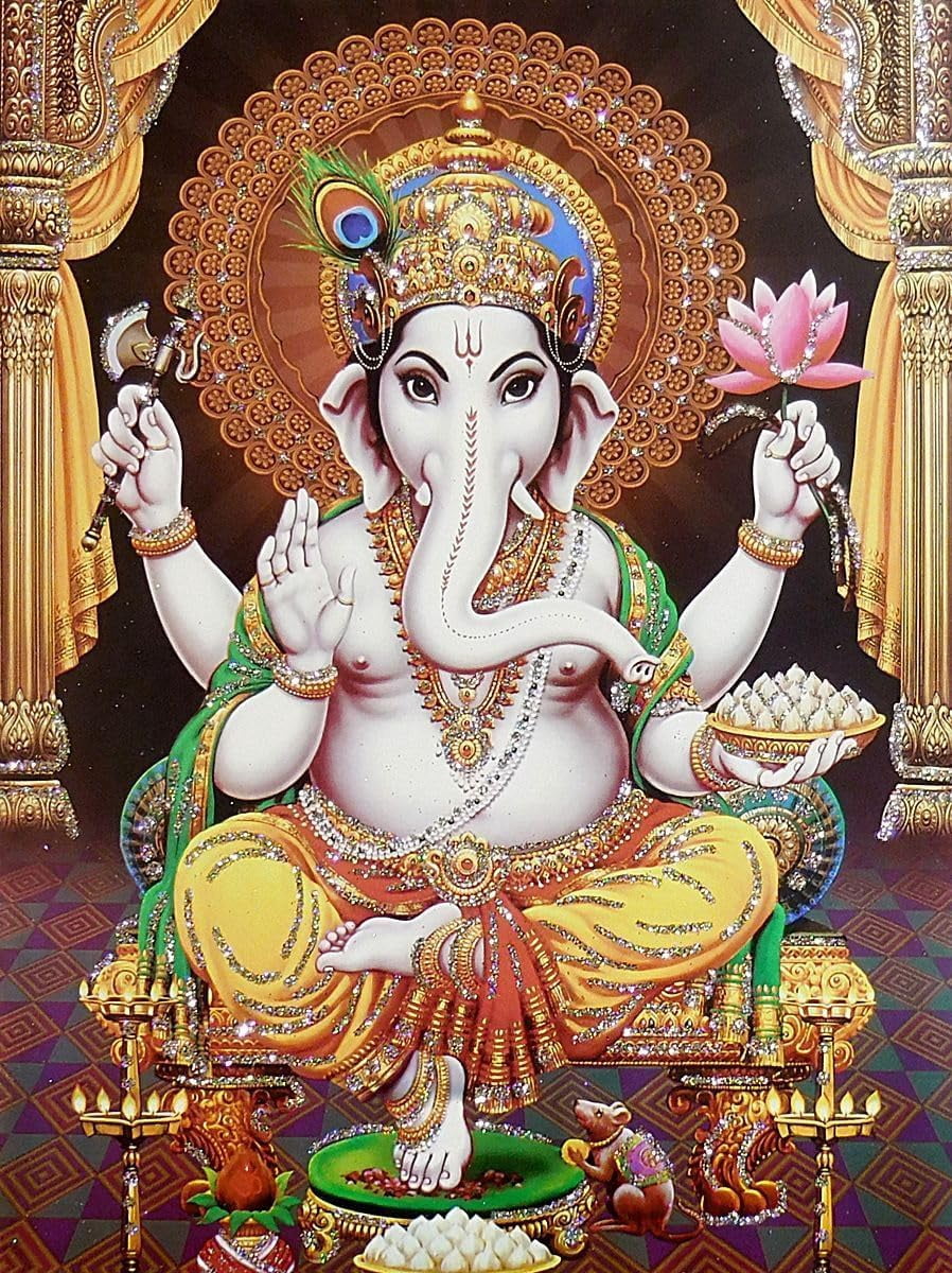 Jigsaw Puzzle for Adults -Hindu God Ganesha -Wooden Puzzles, Holiday ...