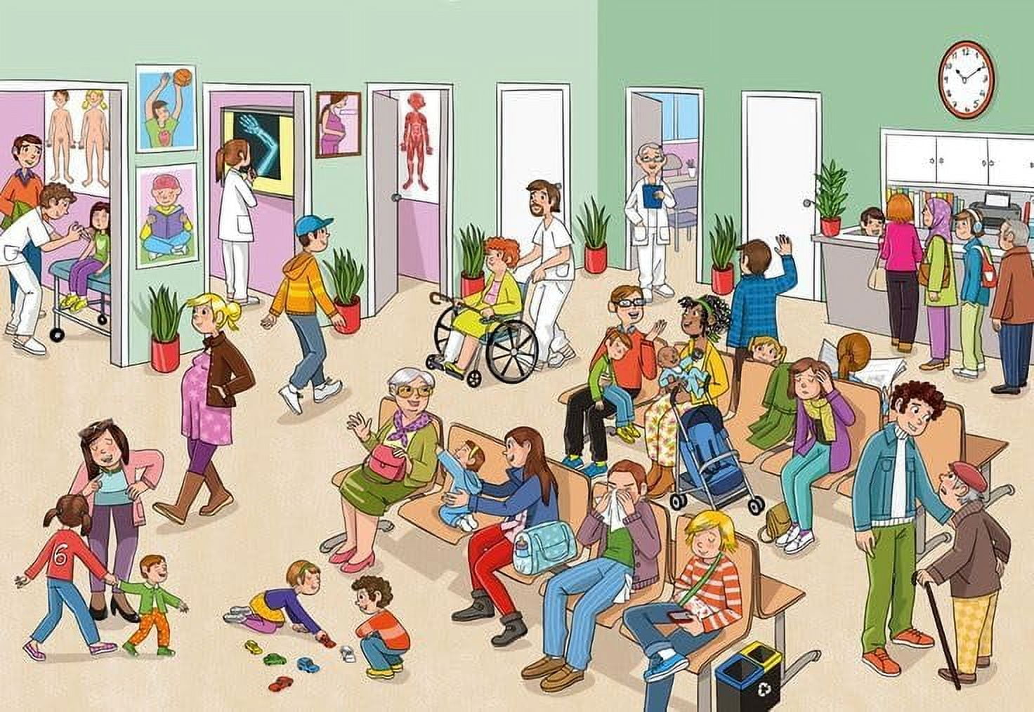 Jigsaw Puzzle for Adults, Hospital Departments Challenging Educational ...
