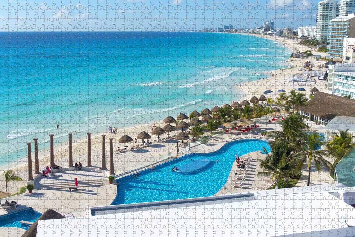 Jigsaw Puzzle for Adults Mexico Cancun Puzzle 1000 Piece Travel ...