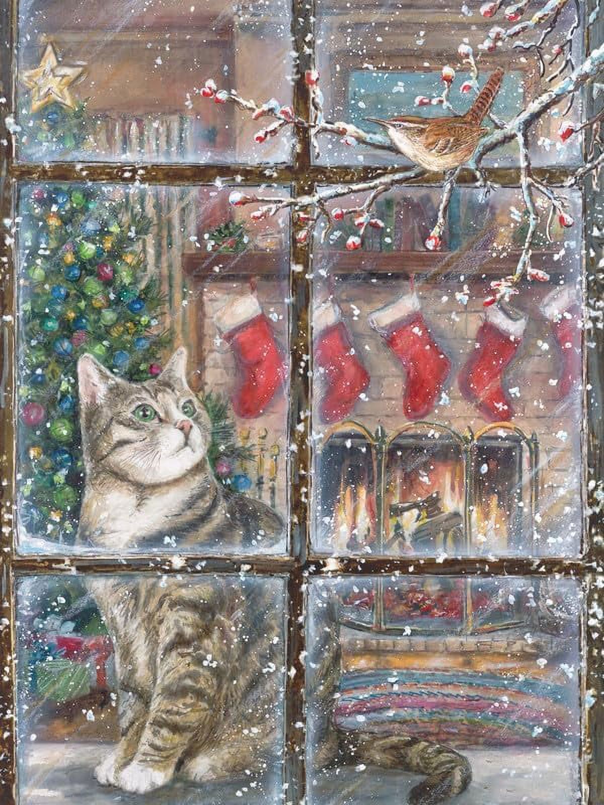 Jigsaw Puzzle for Adults, Peek-A-Boo Christmas Challenging Educational ...