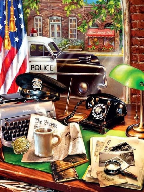 Jigsaw Puzzle for Adults - Police Station Challenging Educational Fun ...