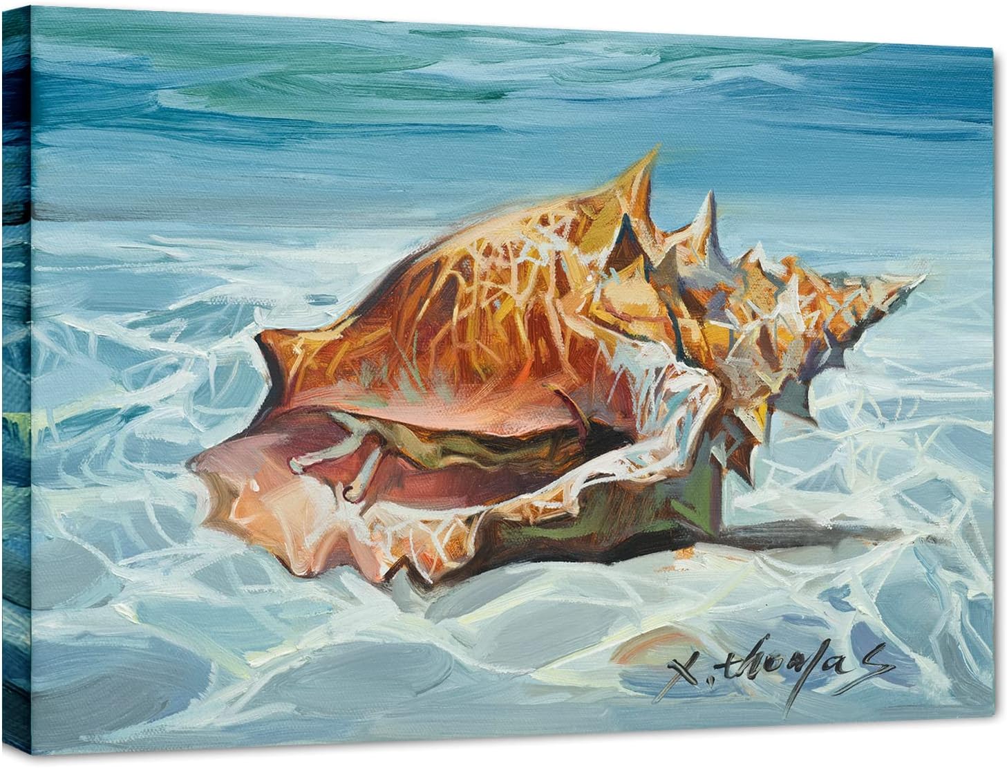 Jigsaw Puzzle for Adults -Seashell Conch-Wooden Puzzles, Holiday Jigsaw ...