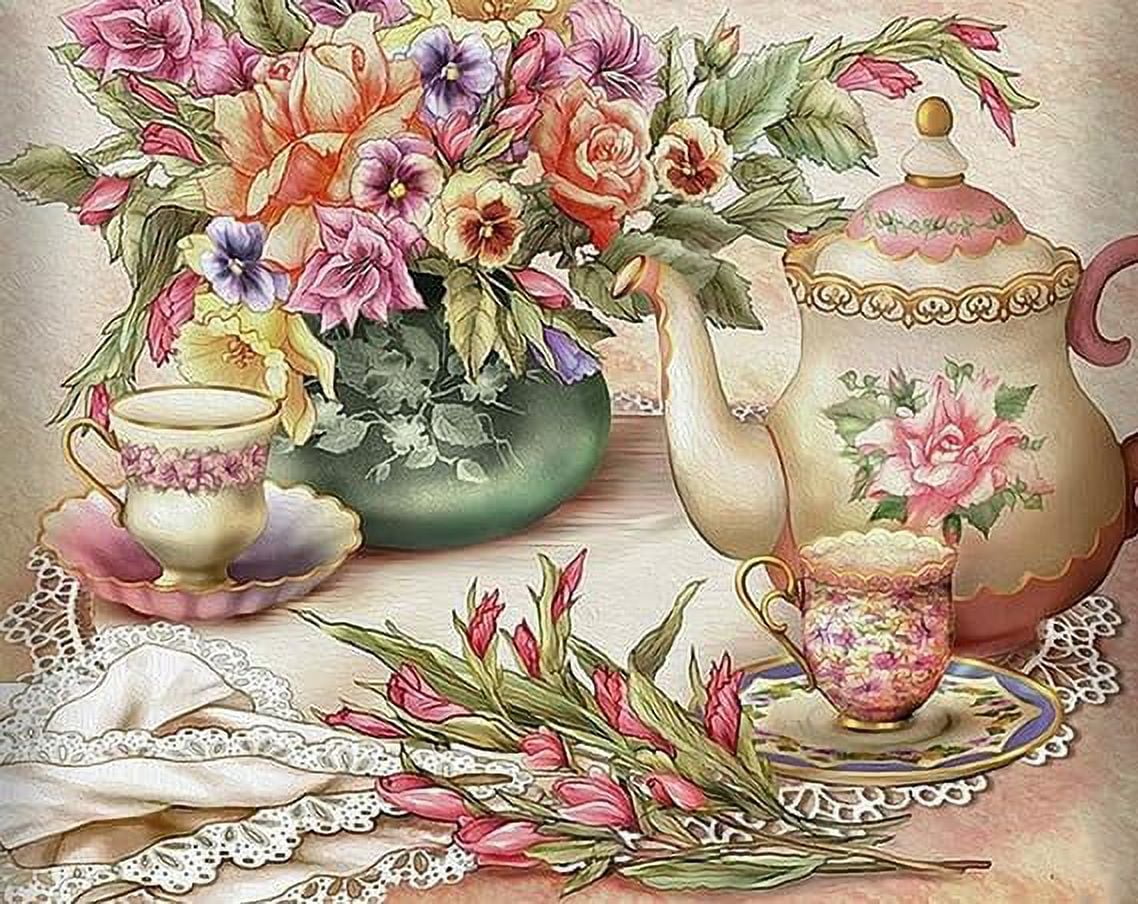 Jigsaw Puzzle for Adults, Victorian Afternoon Tea Challenging ...