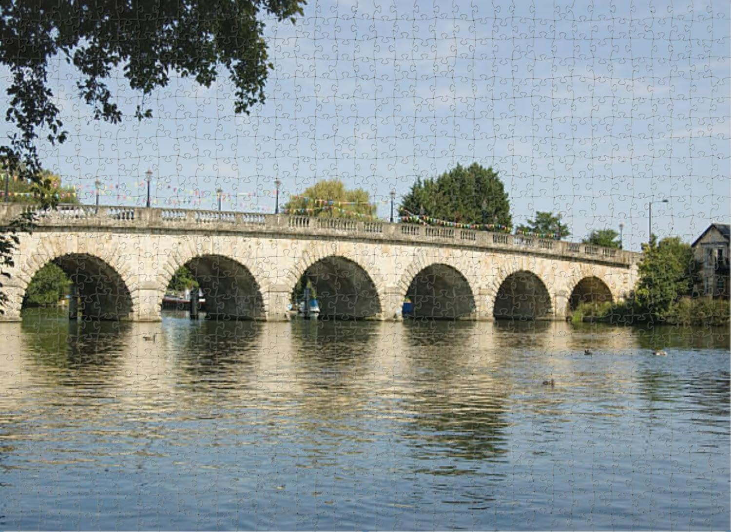 Jigsaw Puzzles 1000 Piece for Adultse Bridge Over The Thames Impossible ...