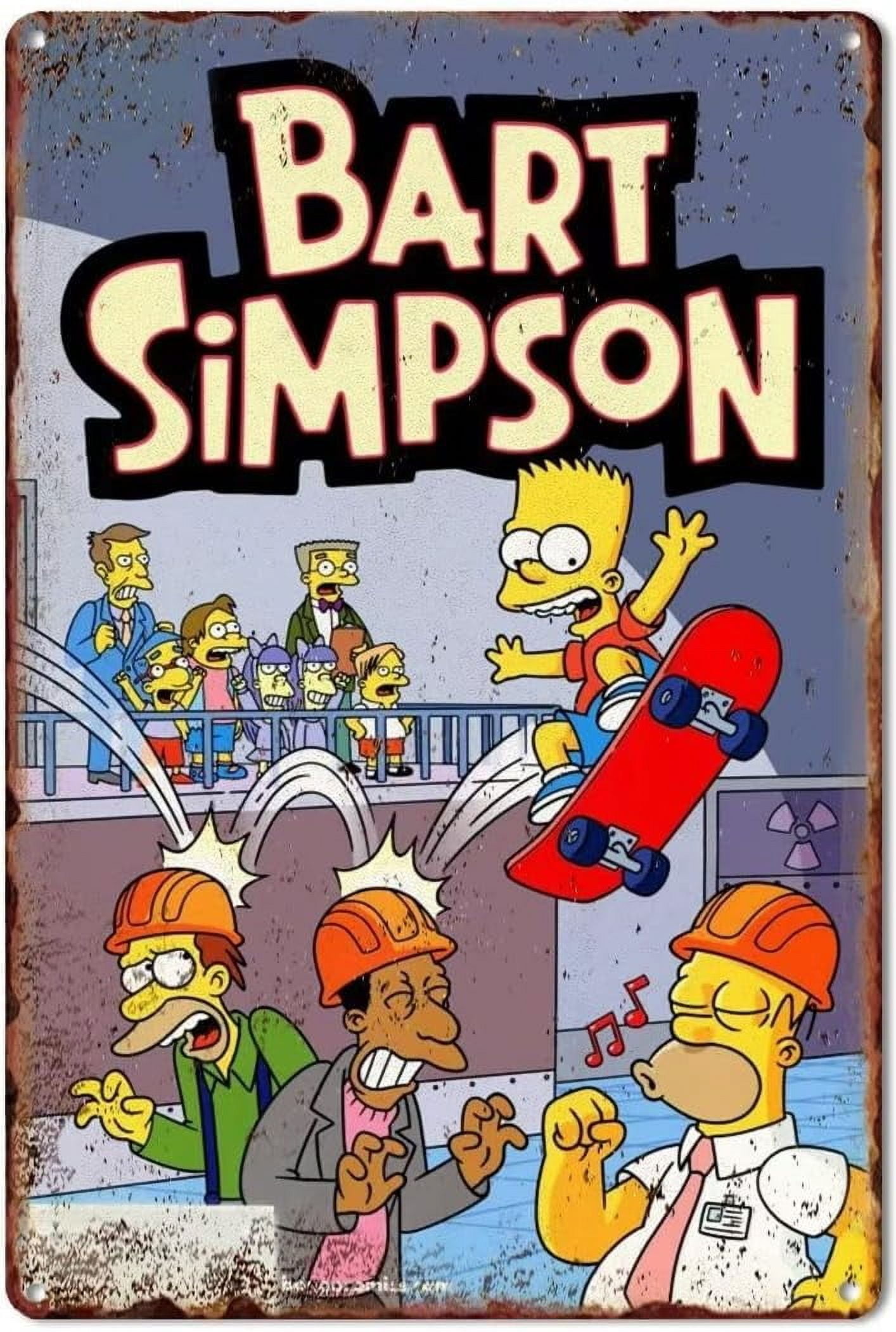 Jigsaw Puzzles 1000 Piece For Adults -Bart Simpson Skateboard The ...