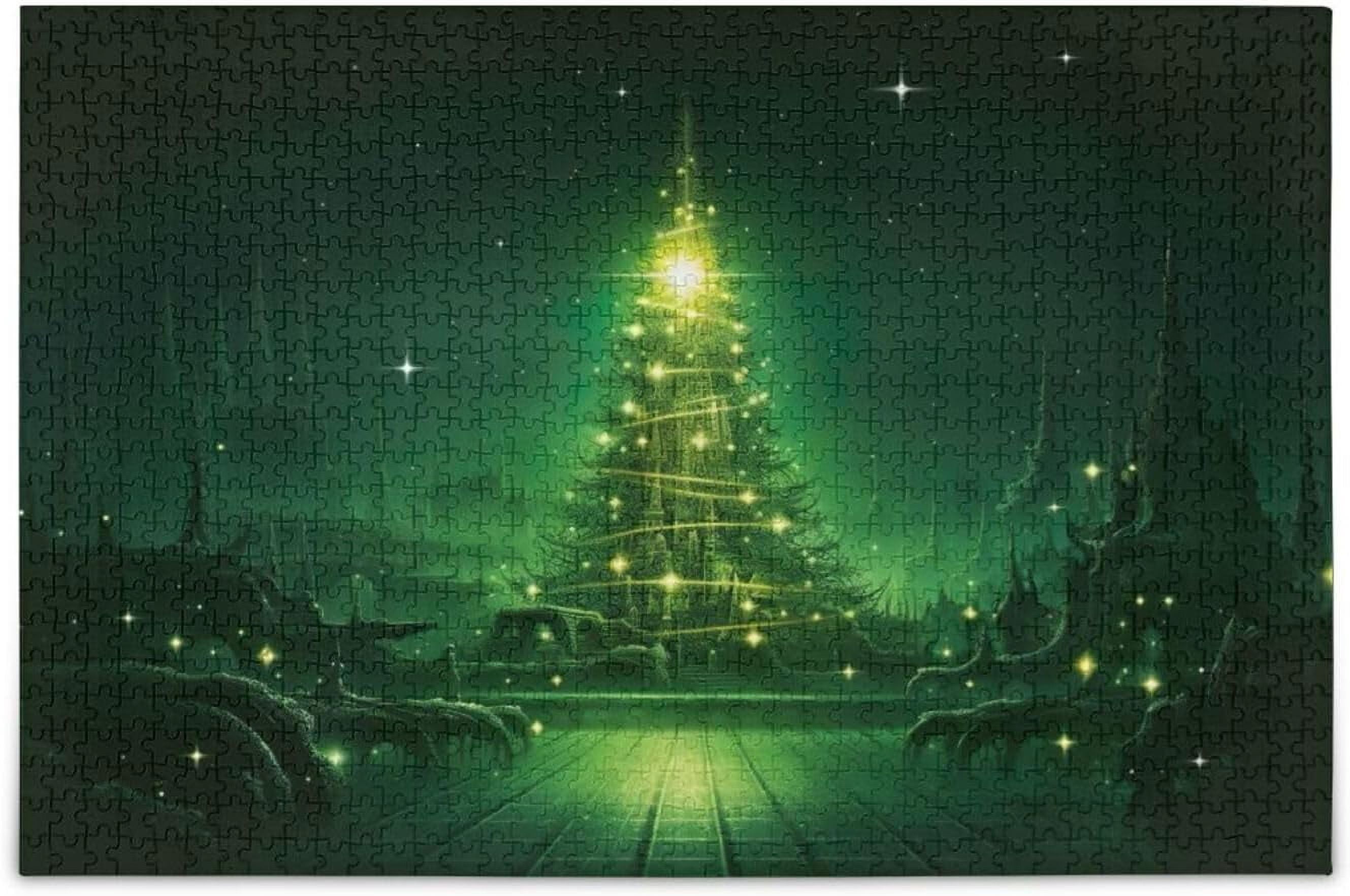 Jigsaw Puzzles 1000 Pieces for Adults, Christmas Tree Kid's Teens ...