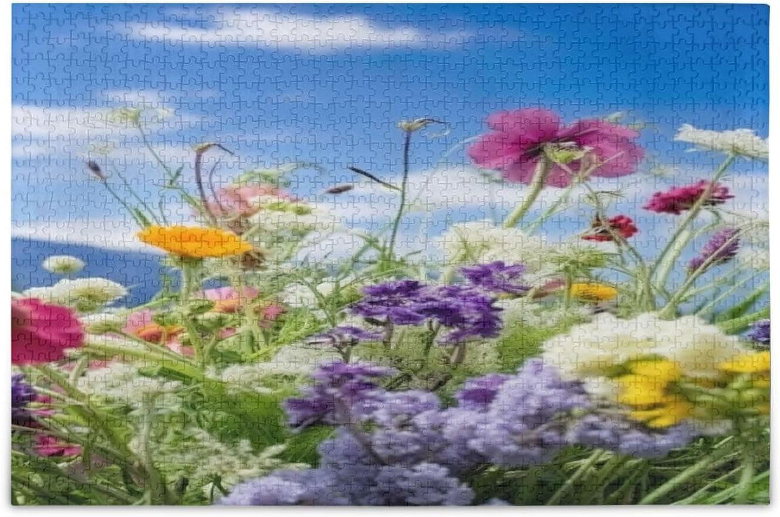 Jigsaw Puzzles 1000 Pieces for Adults, Flower Kid's Teens Entertainment ...