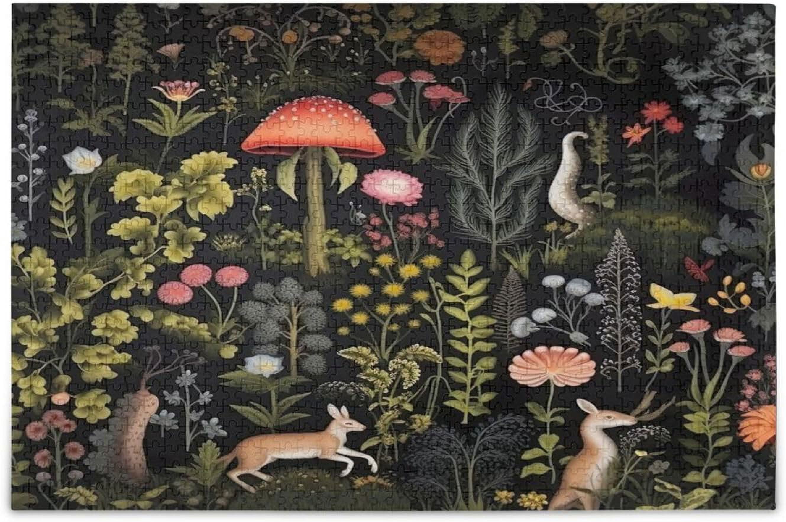 Jigsaw Puzzles 1000 Pieces for Adults, Forest Animal Kid's Teens ...