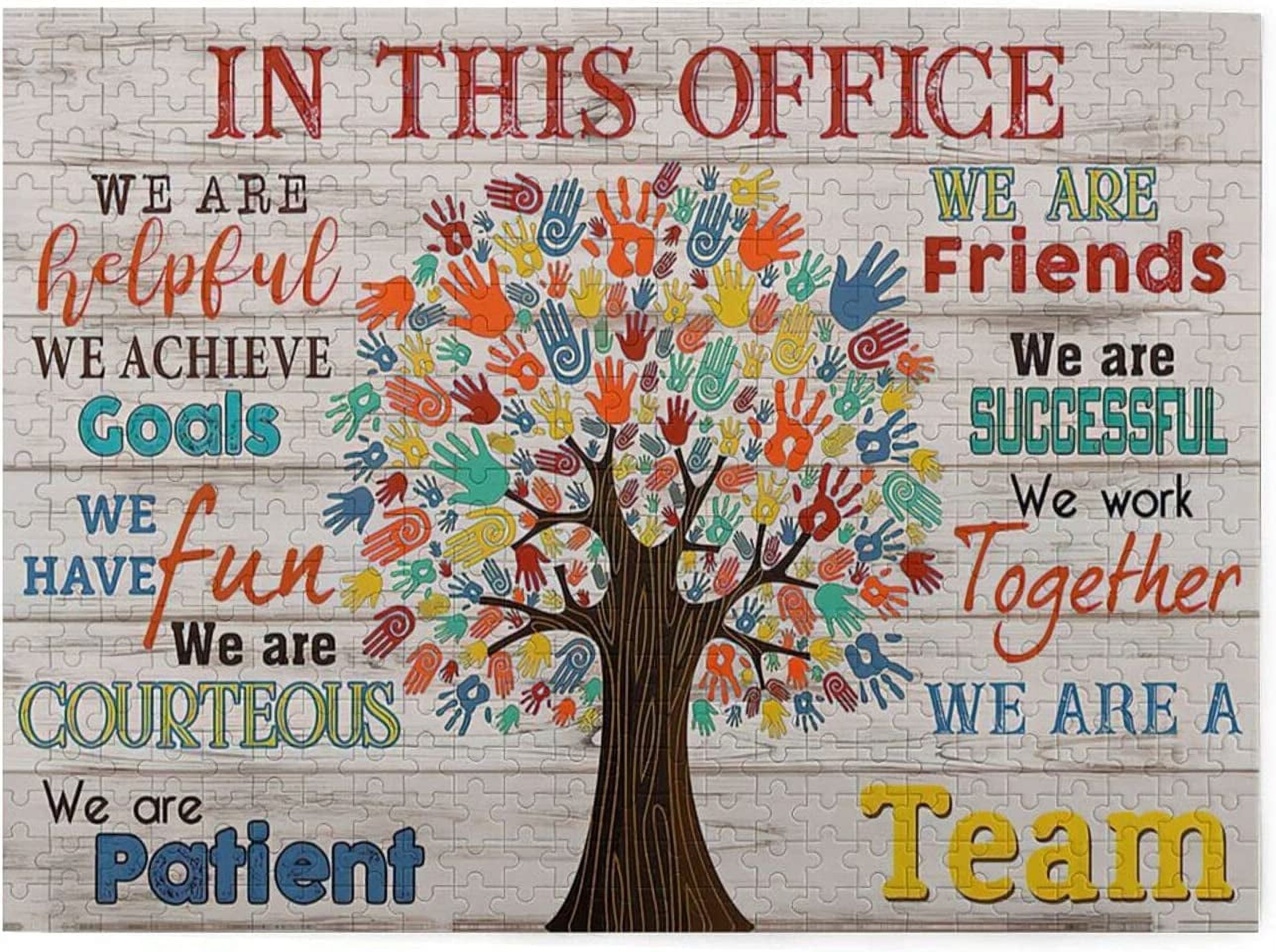 Jigsaw Puzzles 1000 Pieces for Adults Office Inspirational Quotes ...