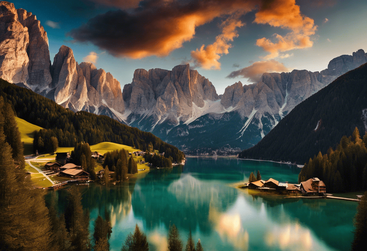 Jigsaw Puzzles 1000 Pieces for Adults - Pragser Wildsee, Dolomites ...