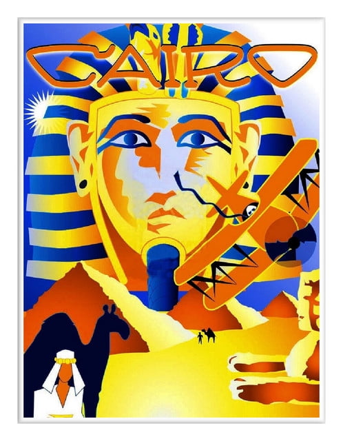 Jigsaw Puzzles 1000 Pieces Egypt Cairo Sphinx Pyramids Egyptian Vintage ...