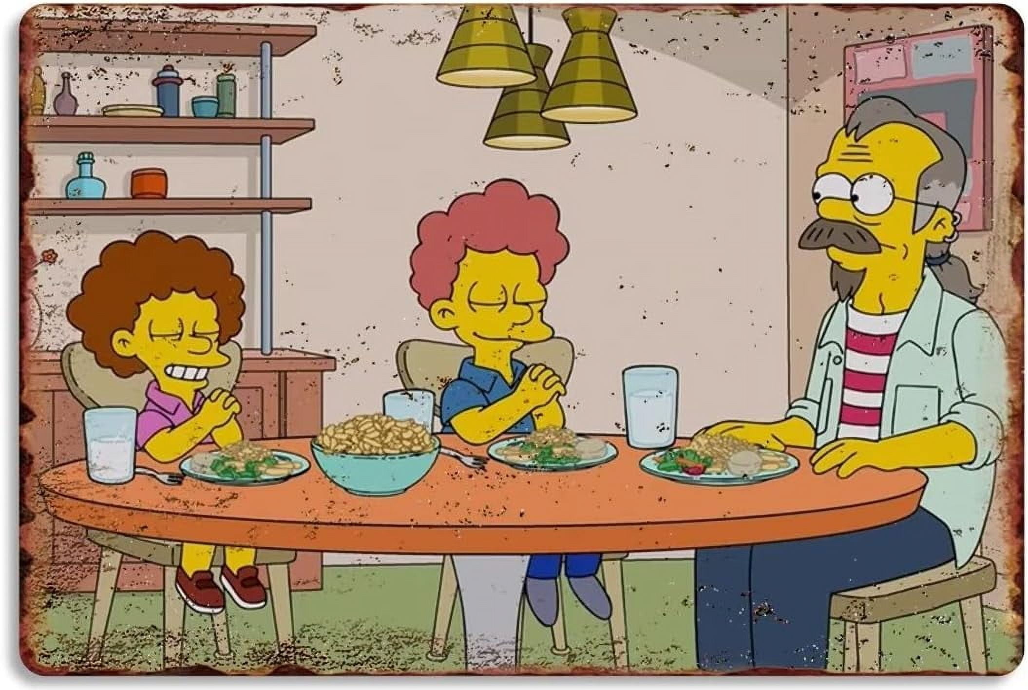 Jigsaw Puzzles 120 Piece For Adults -Prayer Before Dinner The Simpsons ...