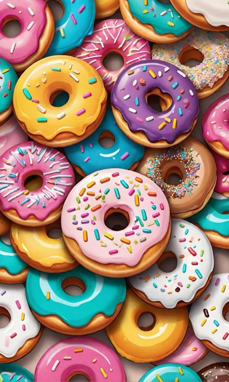 Jigsaw Puzzles 300 Piece for Adults-Fancy-Donuts Puzzle Educational ...