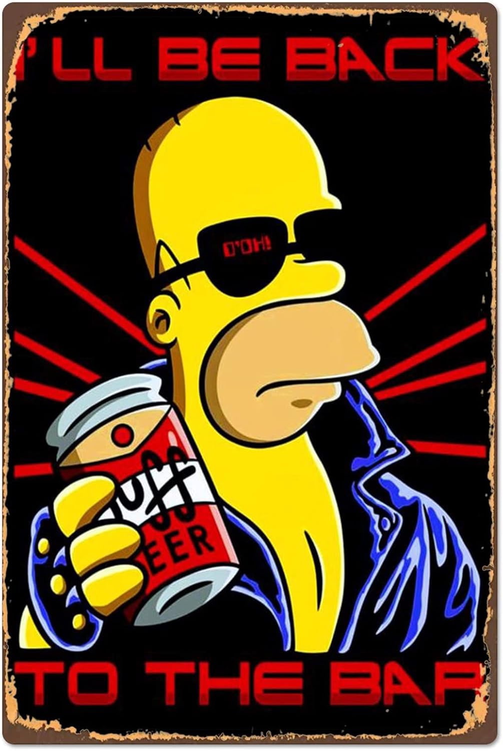 Jigsaw Puzzles 35 Piece For Adults - Duff Beer The Simpsons Wooden ...