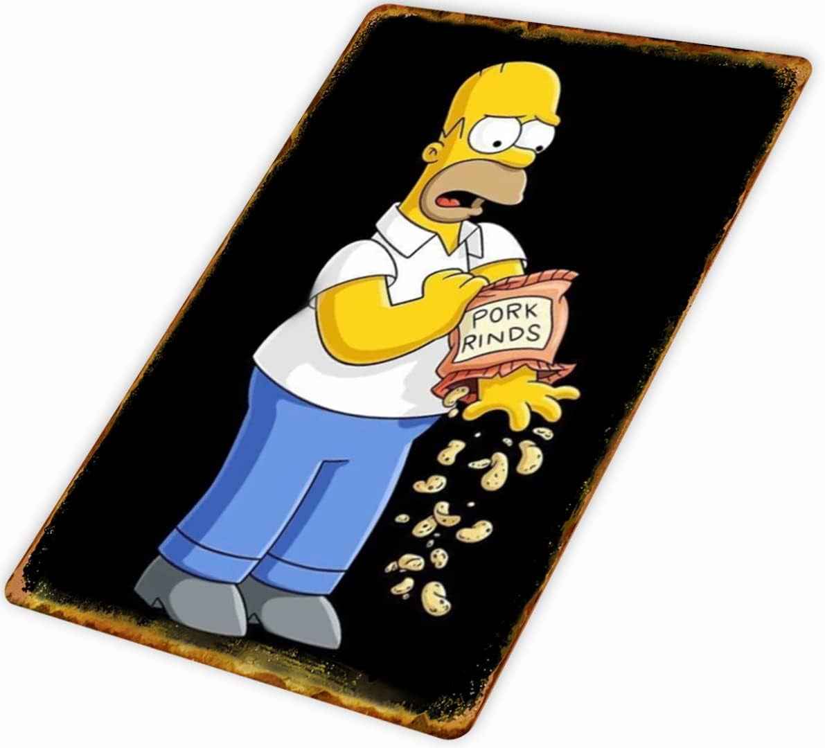 Jigsaw Puzzles 500 Piece For Adults -Homer Simpson Eatting Pork Wooden ...