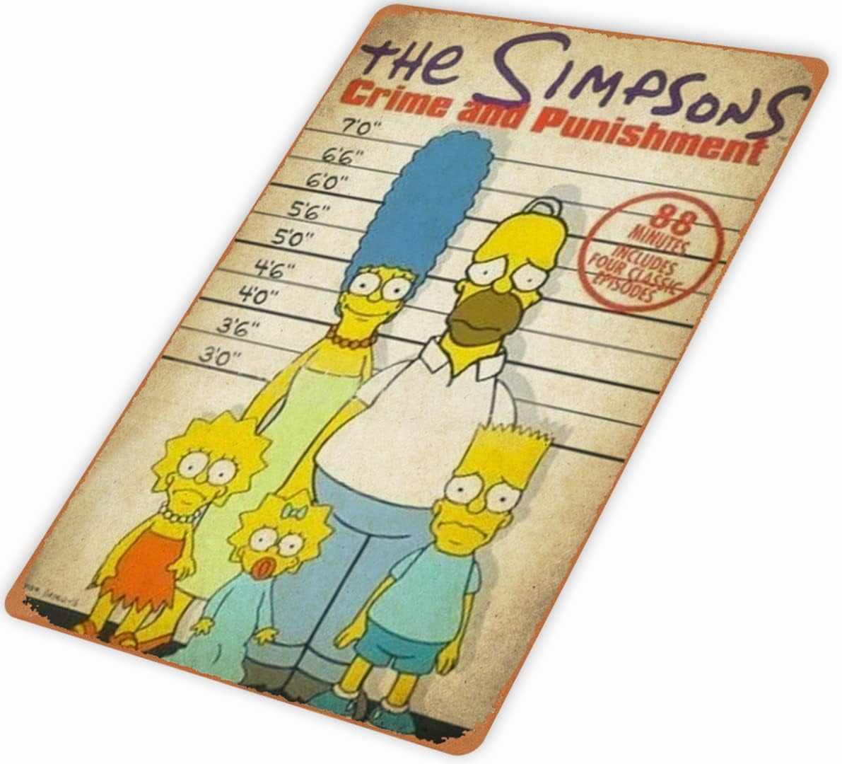 Jigsaw Puzzles 500 Piece For Adults - The Simpsons Crime And Punishment ...