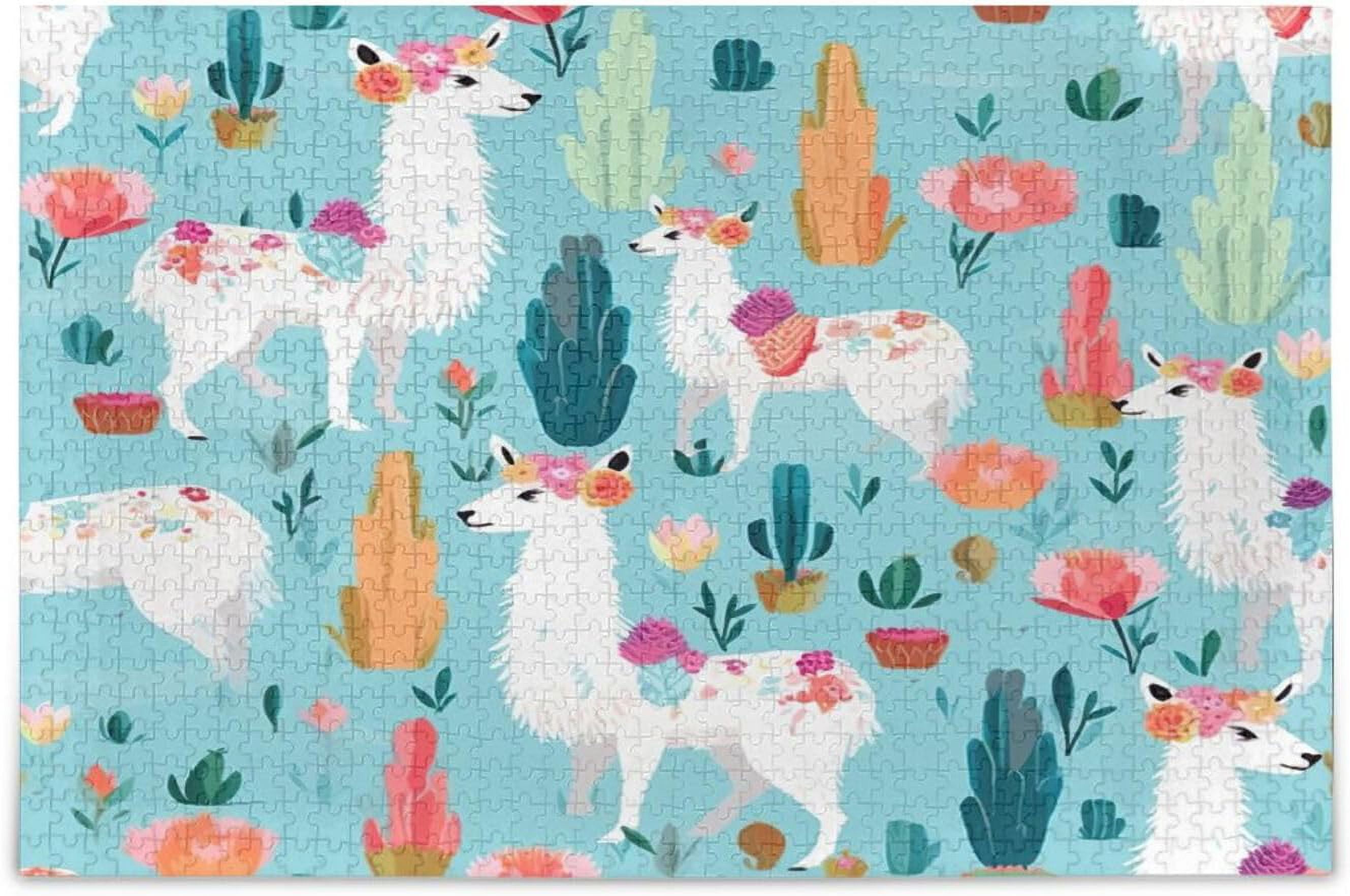 Jigsaw Puzzles 500 Pieces for Adults, Alpaca Kid's Teens Entertainment ...