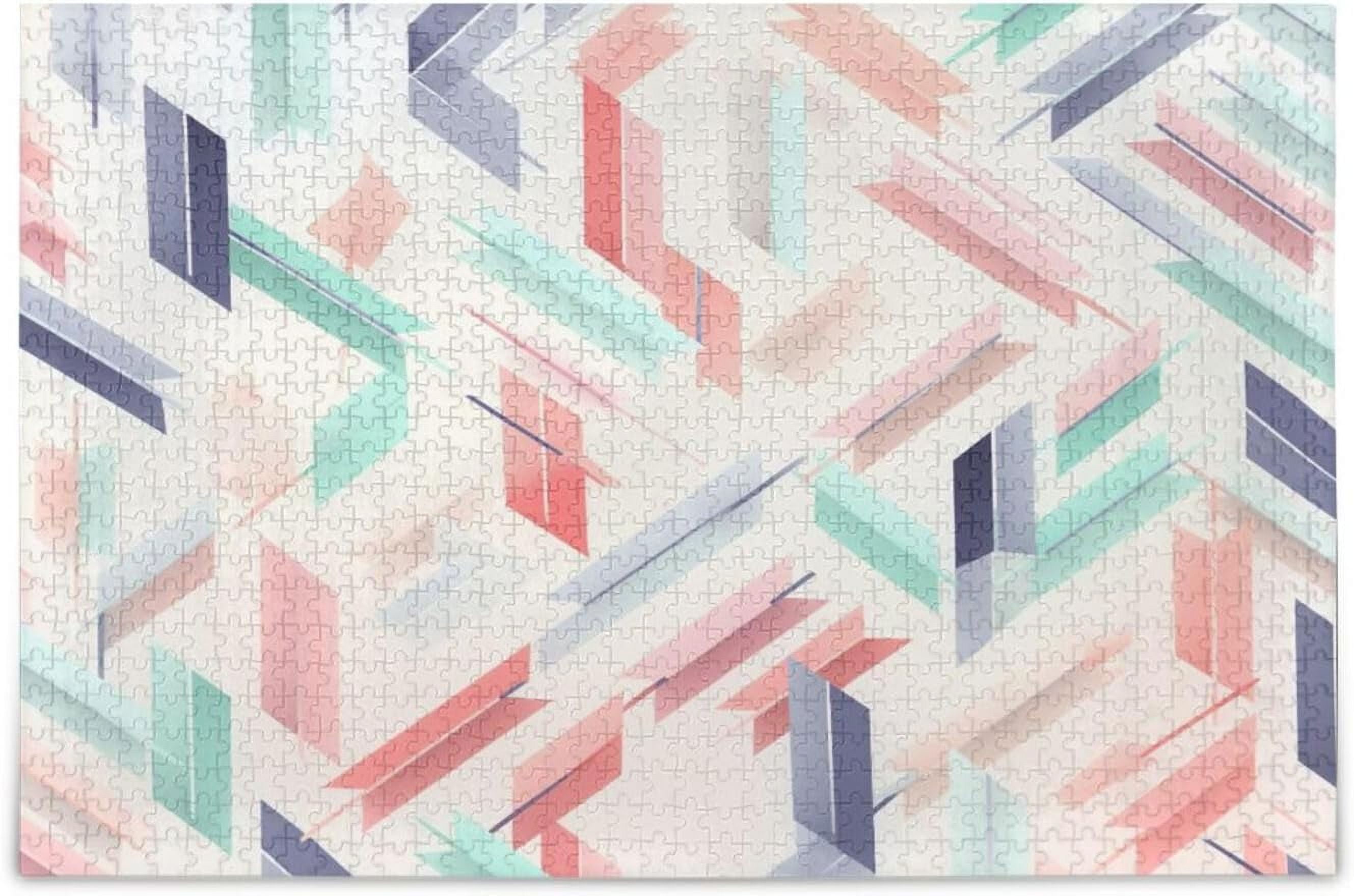 Jigsaw Puzzles 500 Pieces for Adults, Arrows Pattern Kid's Teens ...