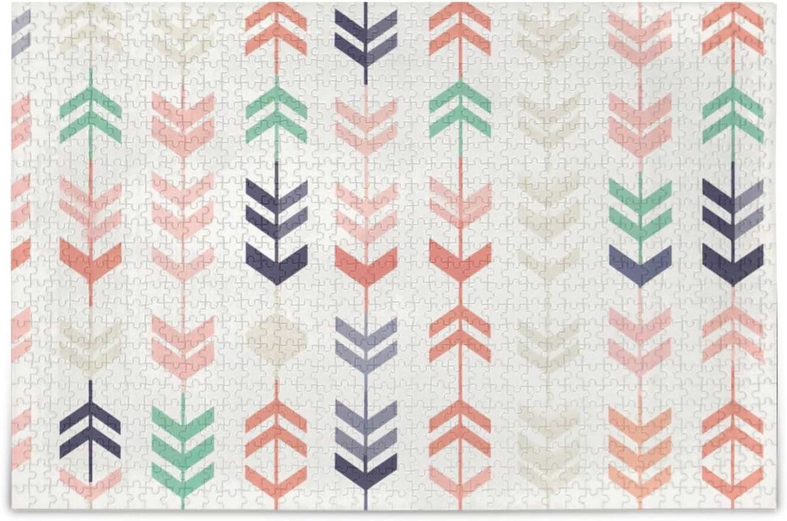 Jigsaw Puzzles 500 Pieces for Adults, Arrows Pattern Kid's Teens ...