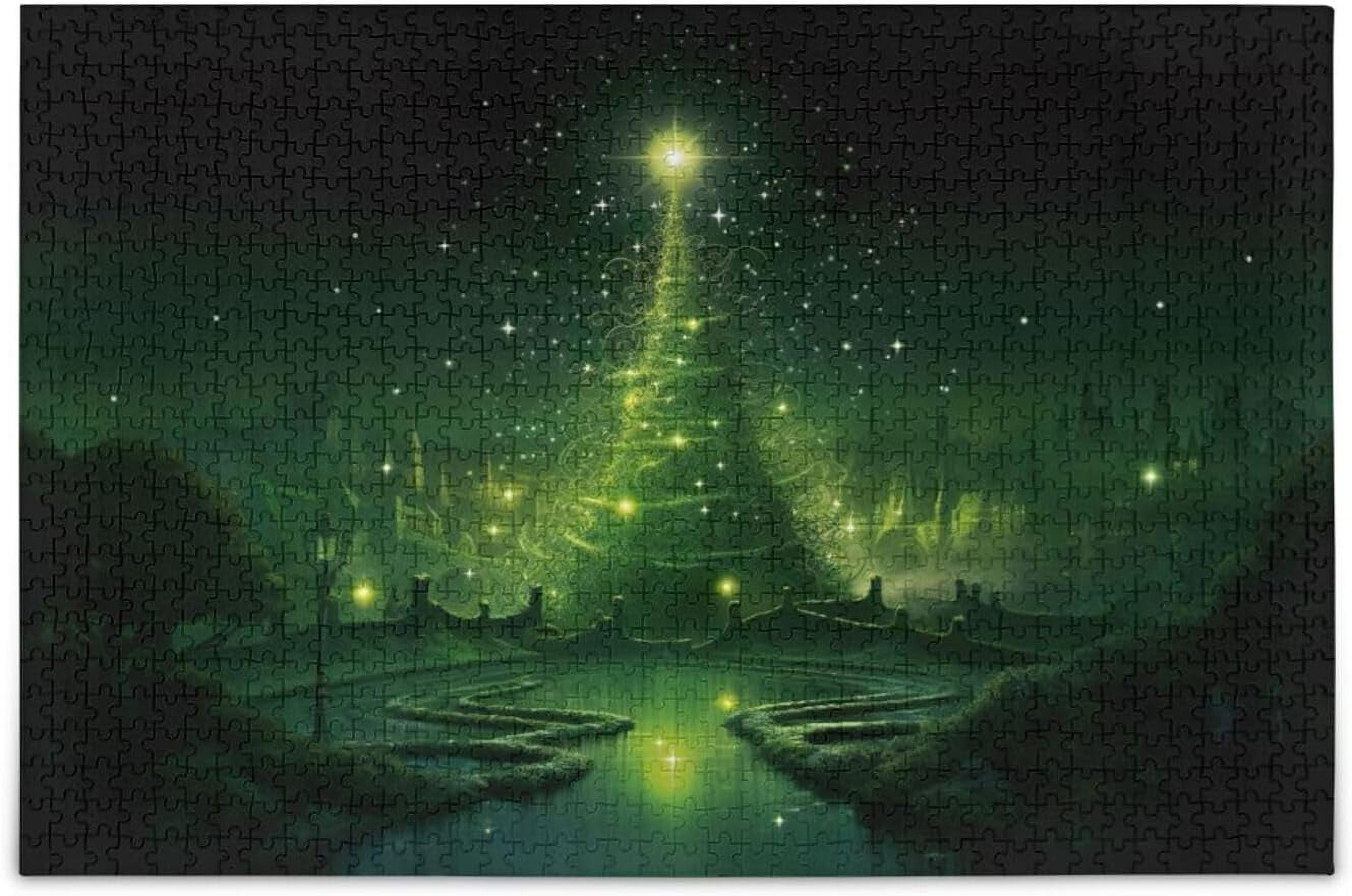 Jigsaw Puzzles 500 Pieces for Adults, Christmas Tree Kid's Teens ...