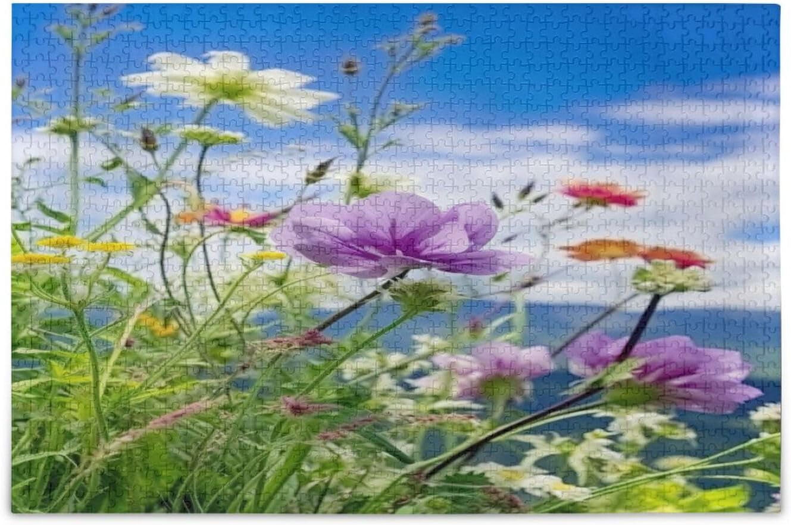 Jigsaw Puzzles 500 Pieces for Adults, Flower Kid's Teens Entertainment ...