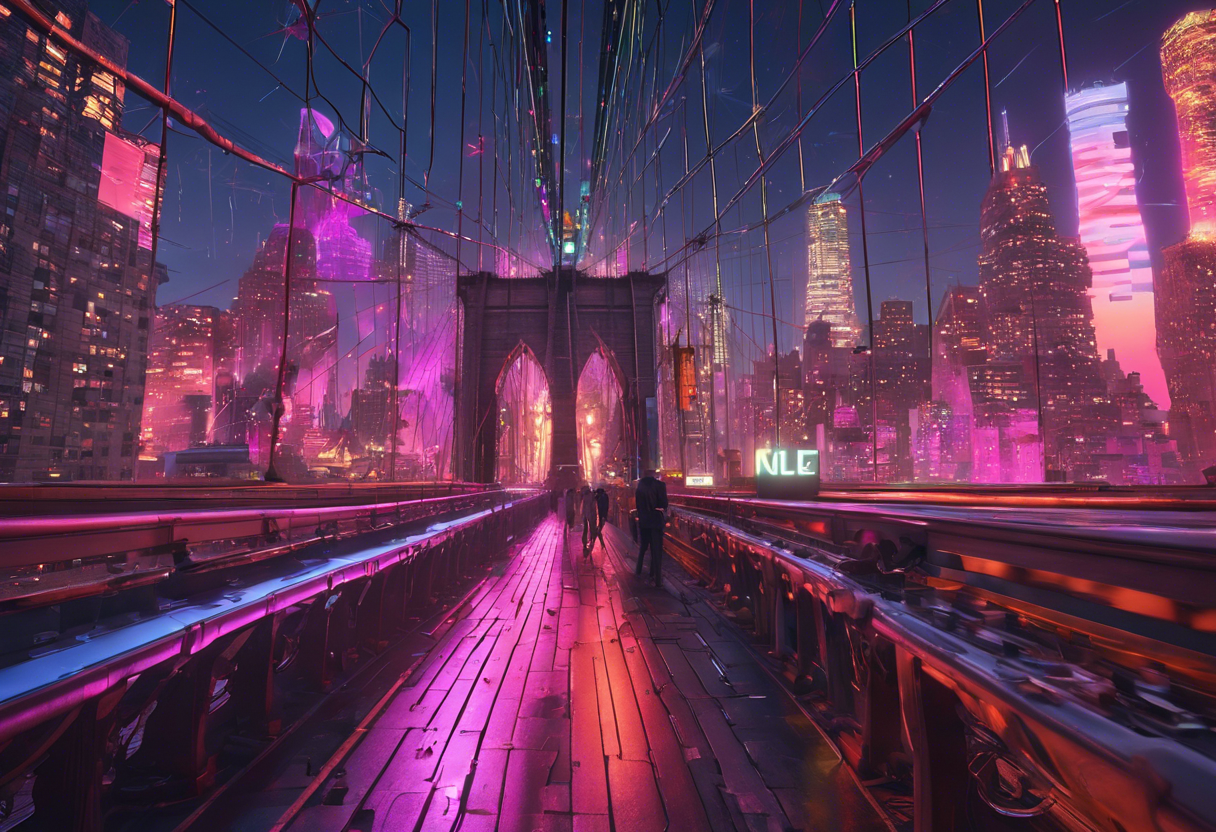 Jigsaw Puzzles 500 Pieces for Adults - New York Cityscape - Cyberpunk ...