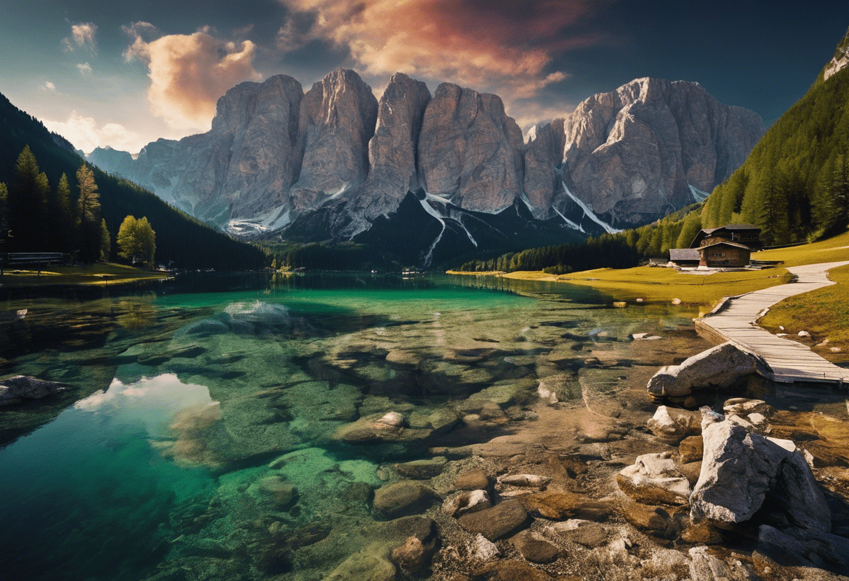Jigsaw Puzzles 500 Pieces for Adults - Pragser Wildsee, Dolomites ...