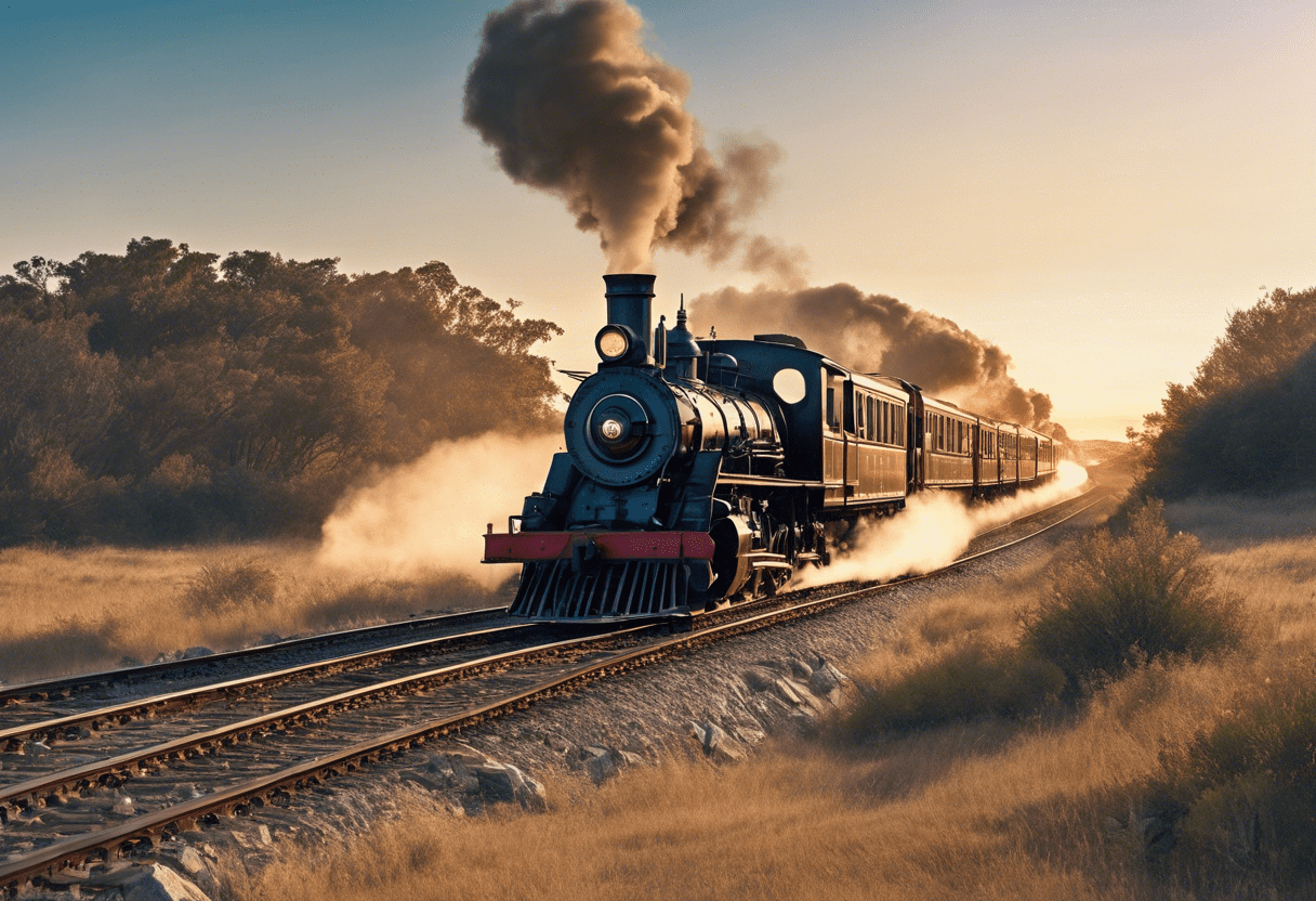 Jigsaw Puzzles 500 Pieces for Adults - Train Landscape - Train Engine ...