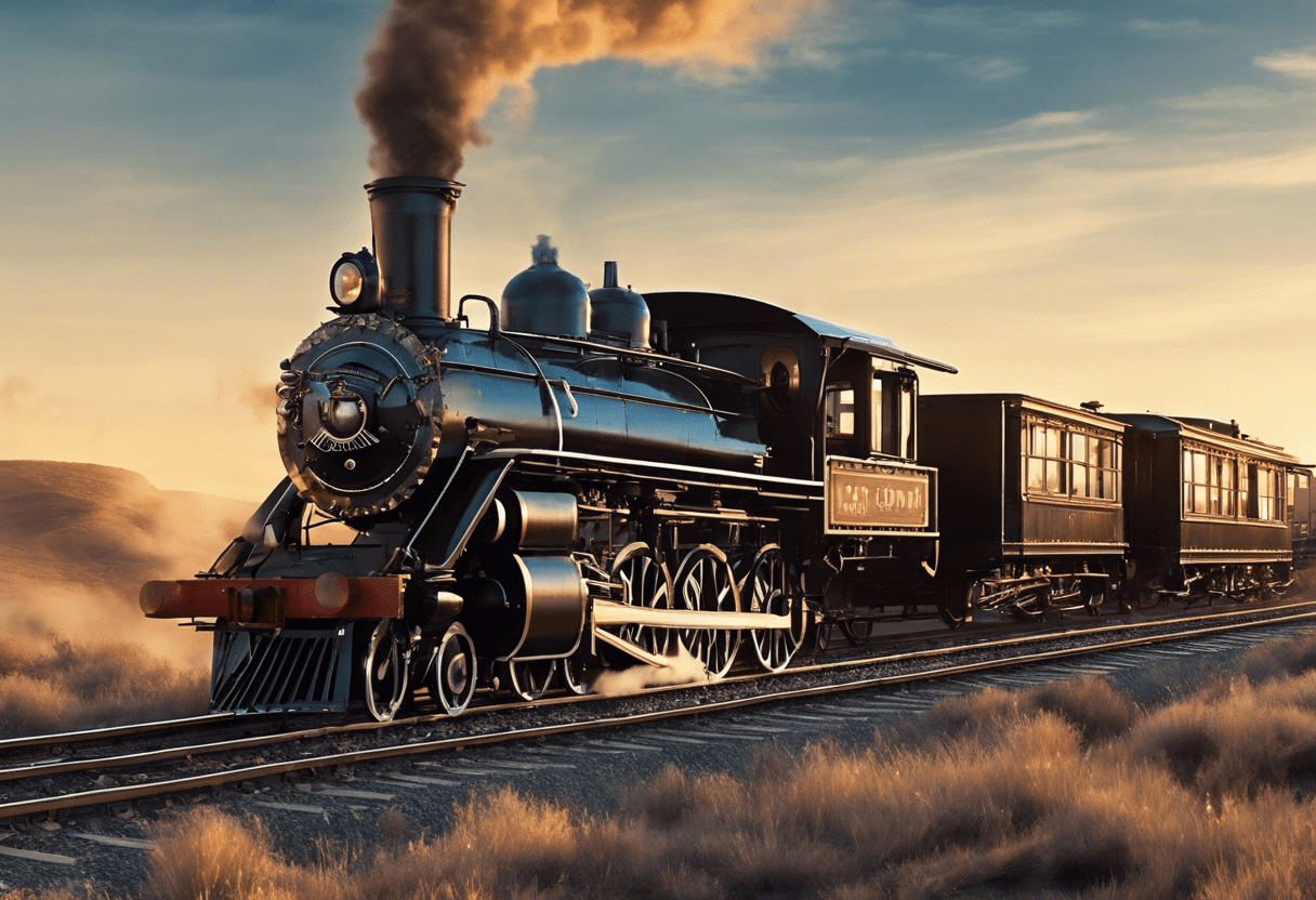Jigsaw Puzzles 500 Pieces for Adults - Train Landscape - Train Engine ...