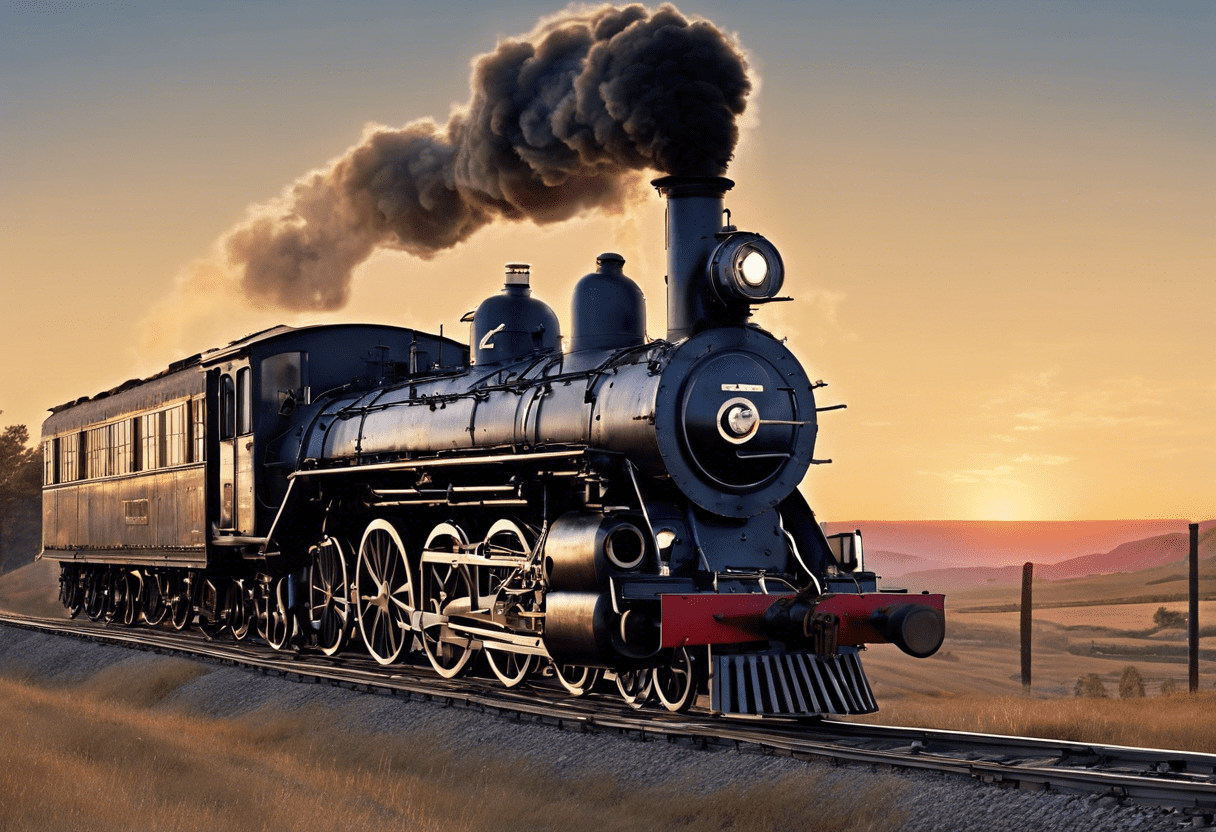 Jigsaw Puzzles 500 Pieces for Adults - Train Landscape - Train Engine ...