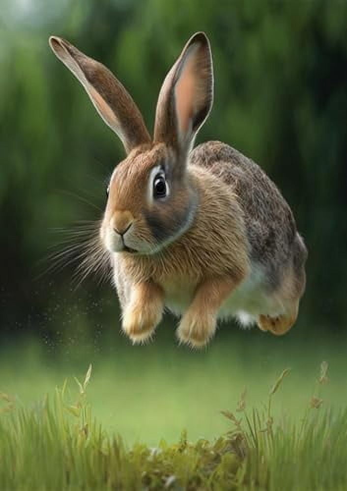 Jigsaw Puzzles 500 Pieces Animal Rabbit Puzzle for Adults Wooden Funny ...