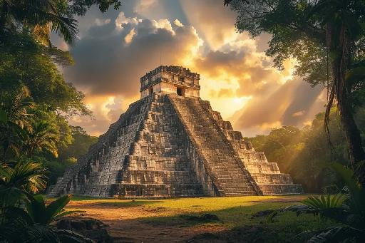 Jigsaw Puzzles 500 Pieces Pyramid Mayan Temple Wooden Puzzle Toys Games ...