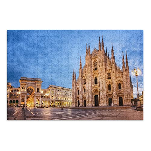 Jigsaw Puzzles 500 Pieces for Adults Milan Cathedral Church Peaceful ...