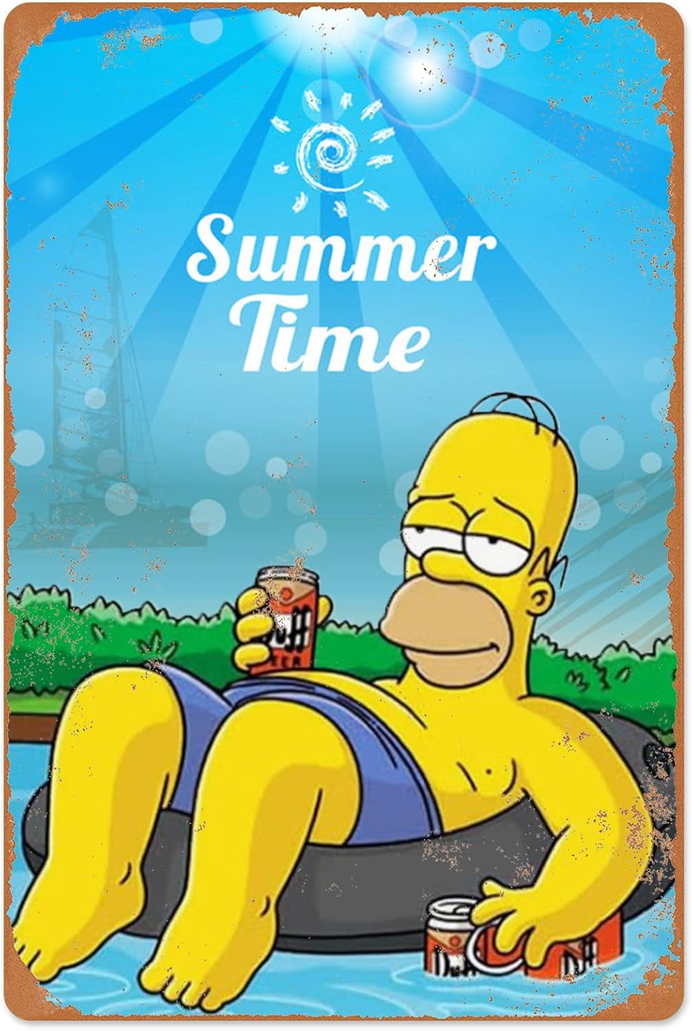 Jigsaw Puzzles 70 Piece For Adults - Homer Simpson Summer Time The ...