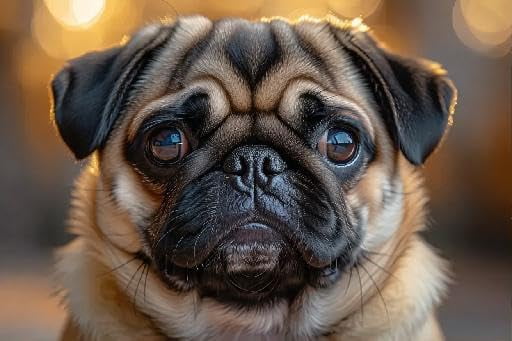 Jigsaw Puzzles for Adults 1000 Piece Pug Dog Portrait Close-up Animal ...