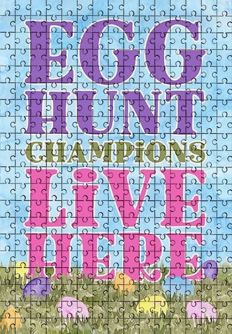 Jigsaw Puzzles for Adults 1000 Pieces Easter Egg Hunt Champions Wooden ...