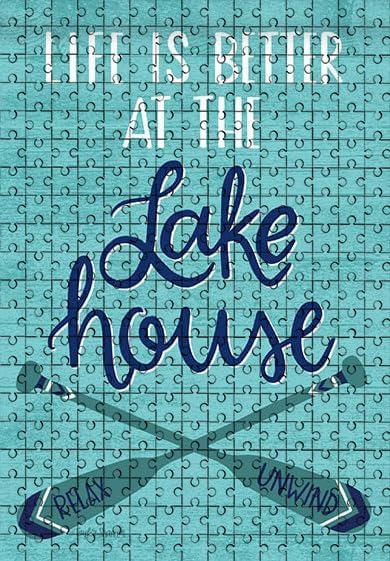 Jigsaw Puzzles for Adults 1000 Pieces Life is Better at The Lake House ...