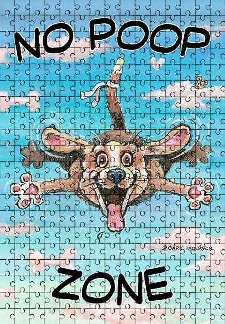 Jigsaw Puzzles for Adults 1000 Pieces Poop Zone Wooden Puzzle ...