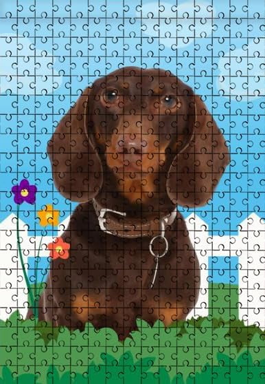 Jigsaw Puzzles for Adults 300 Pieces Spring Brown Short Haired ...