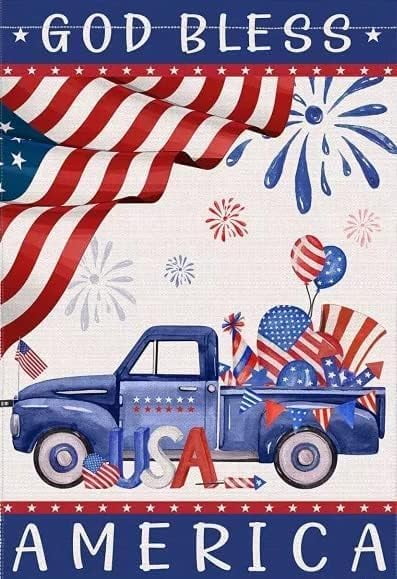 Jigsaw Puzzles for Adults 4th of July God Bless American Patriotic ...