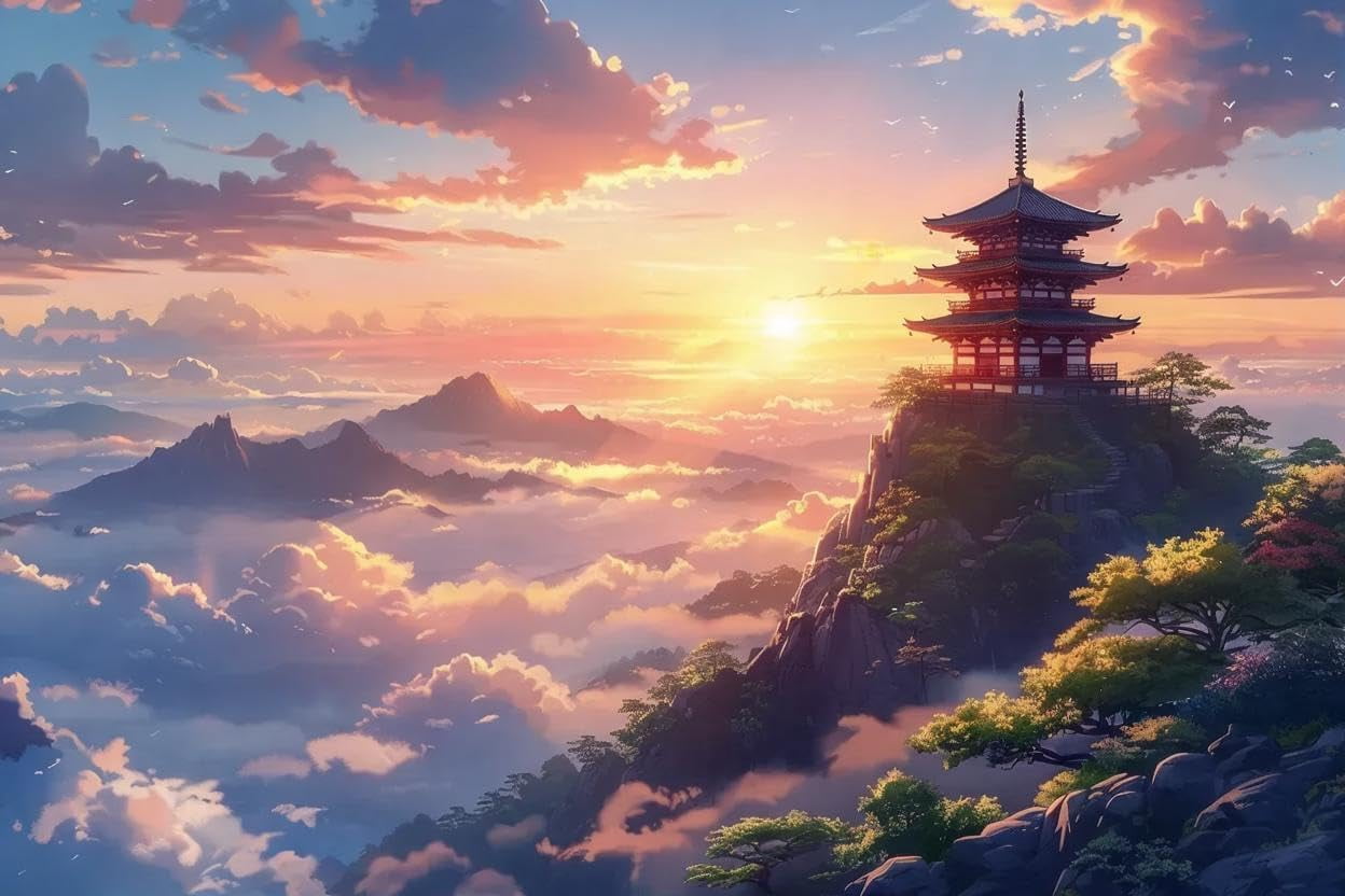 Jigsaw Puzzles for Adults 500 Pieces Anime Chase in A Futuristic City ...