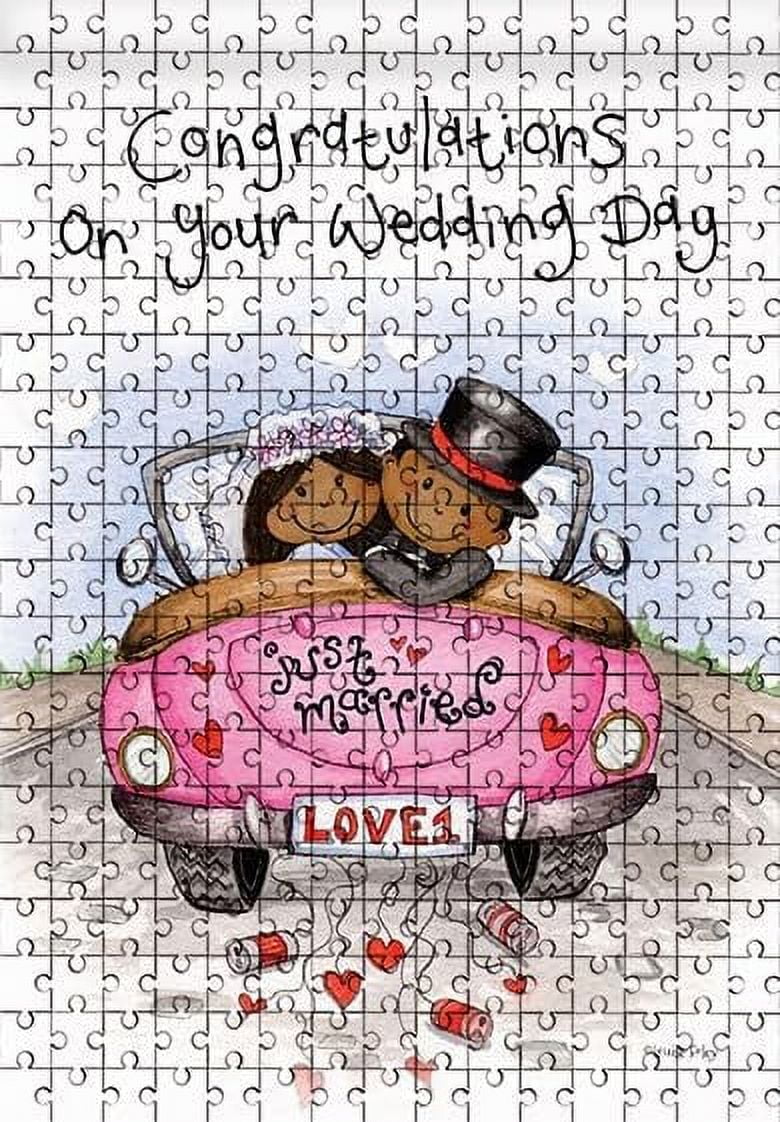 Jigsaw Puzzles for Adults 500 Pieces Congratulations on Your Wedding ...