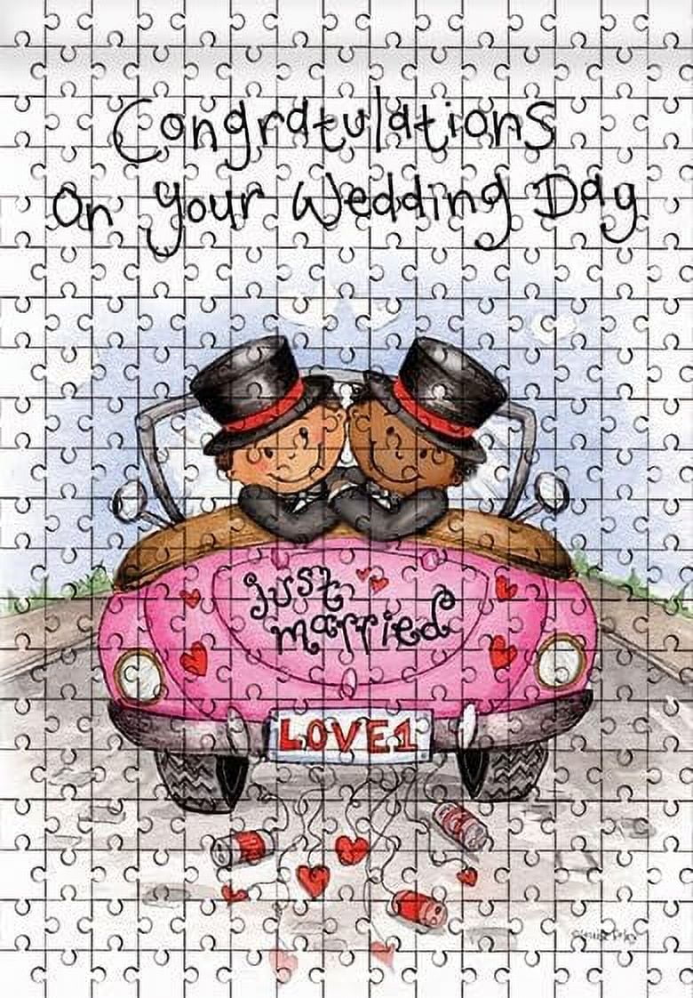 Jigsaw Puzzles for Adults 500 Pieces Congratulations on Your Wedding ...