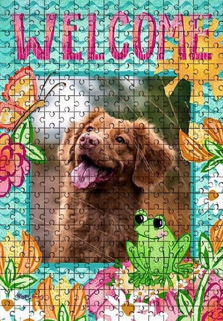 Jigsaw Puzzles for Adults 500 Pieces Frog on Flower Wooden Puzzle ...