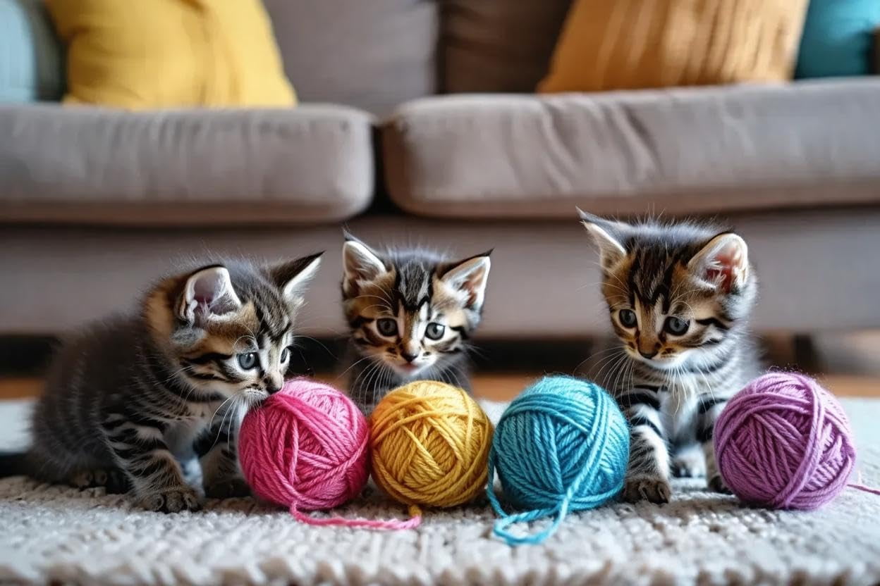 Jigsaw Puzzles for Adults 500 Pieces Kitten Chasing A Butterfly Art ...