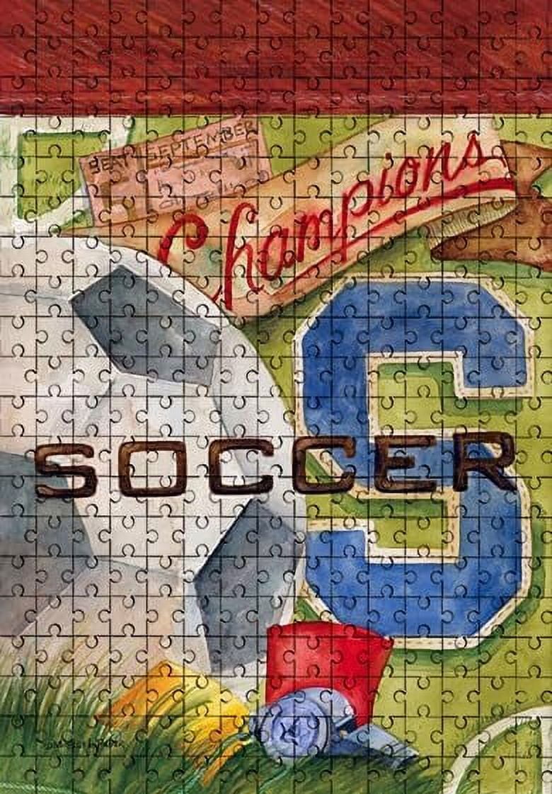 Jigsaw Puzzles for Adults 500 Pieces Soccer Wooden Puzzle ...