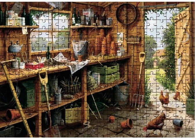 Jigsaw Puzzles for Adults 500 Pieces The Garden Shed Wooden Puzzle ...