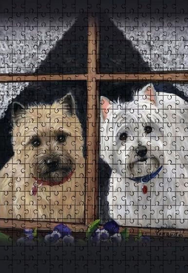 Jigsaw Puzzles for Adults 500 Pieces West Highland Terrier Cairn Casey ...